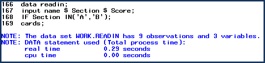 SAS : WHERE vs. IF Statements