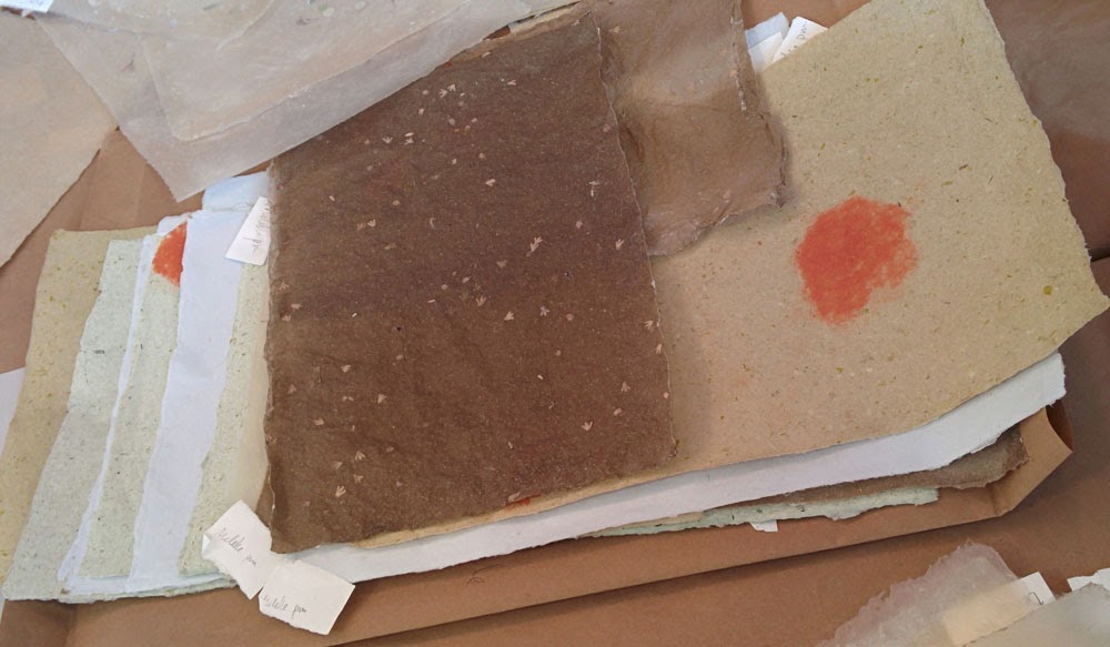 MyHandboundBooks: PBI 2014: Papermaking and more Papermaking