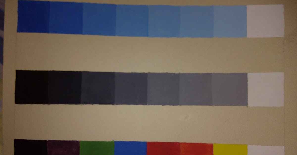 Ejercicio del color (Gradaciones de color)