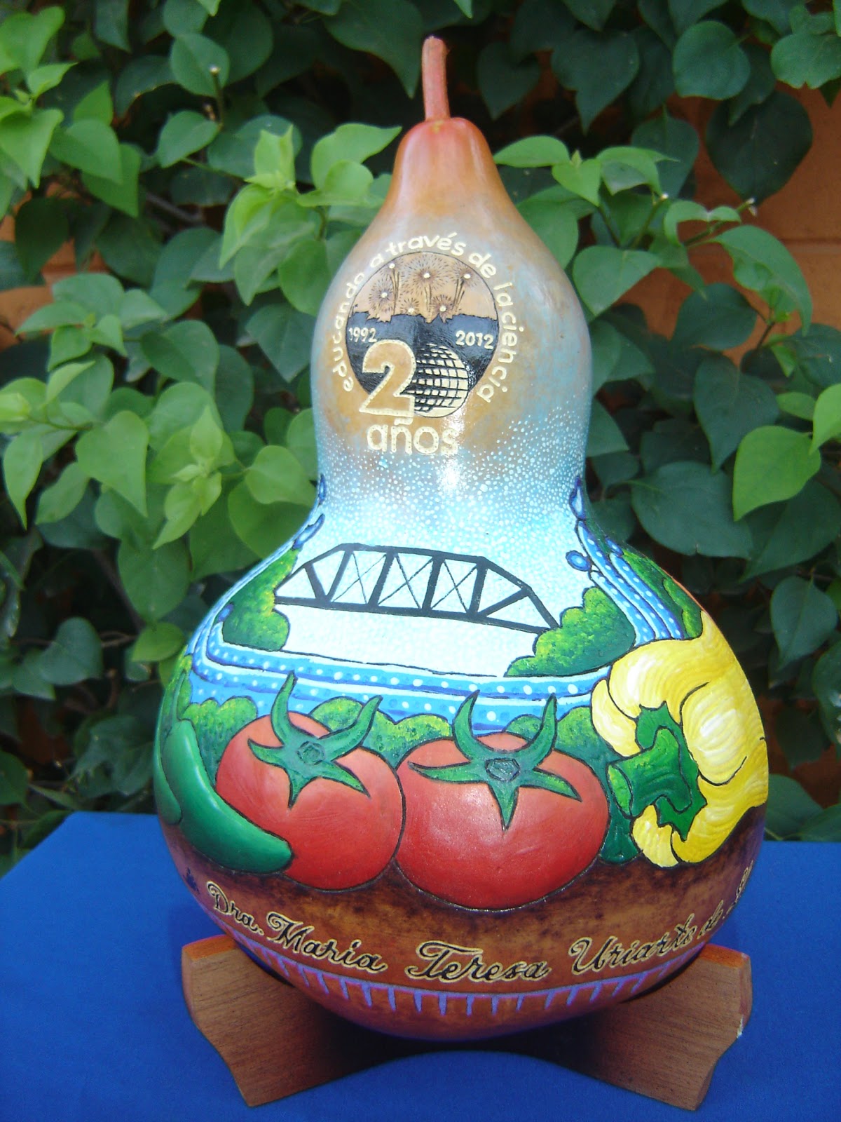 Arte en Bule-gourd art