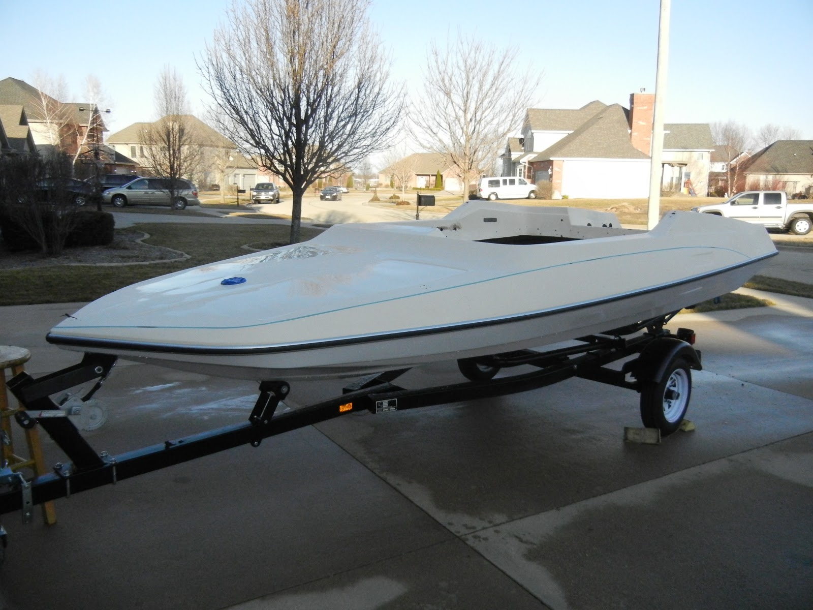 1976 Bicentennial Edition Glastron GT-150: March 8th, 2012 - Sanding ...