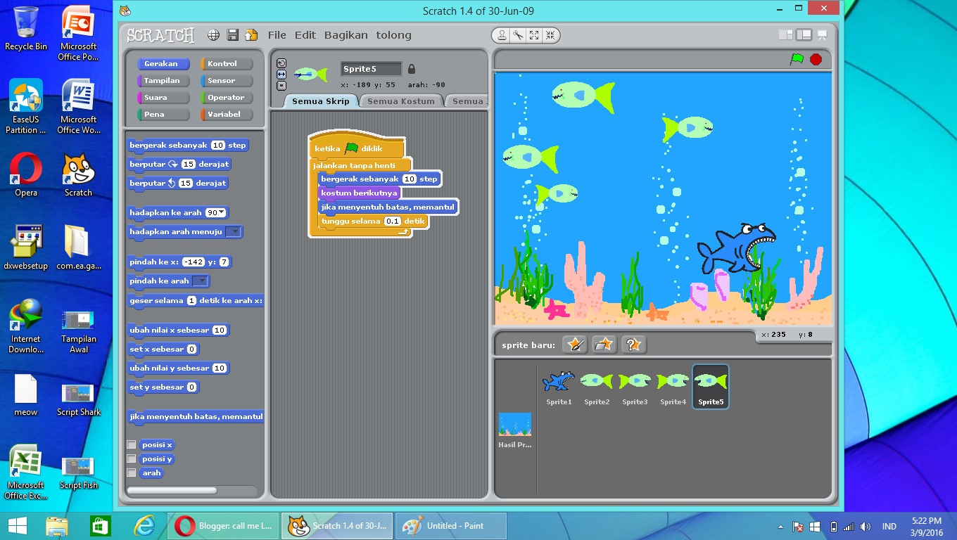 call me Lyta: Animasi Ikan dengan Scratch