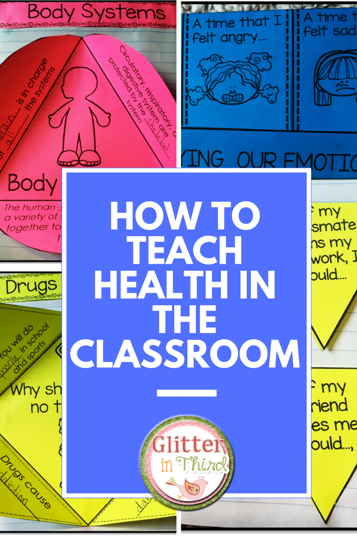 How to teach health in the classroom - Glitter in Third