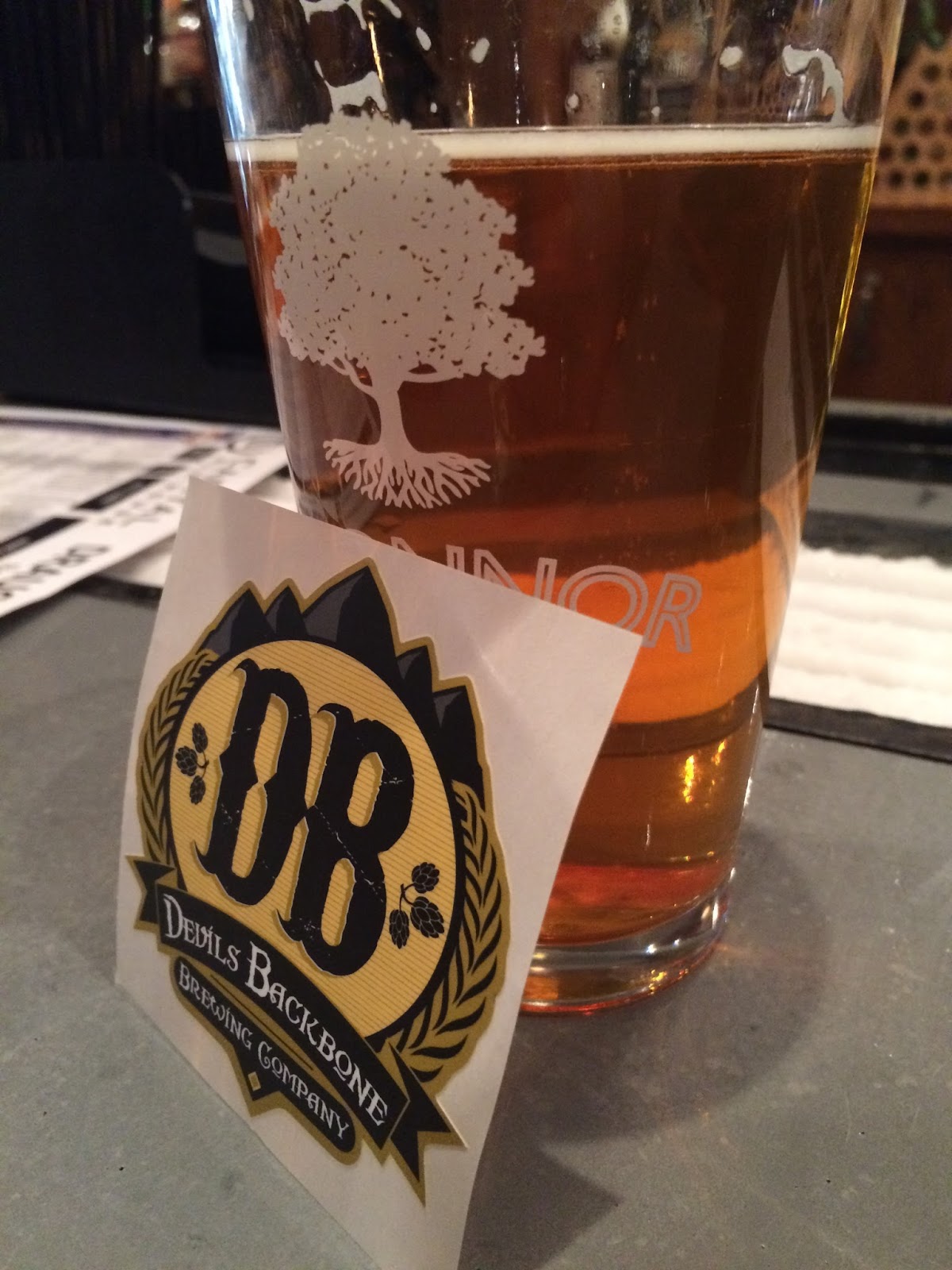 Musings Over a Barrel: Devils Backbone Steal the Glass Night