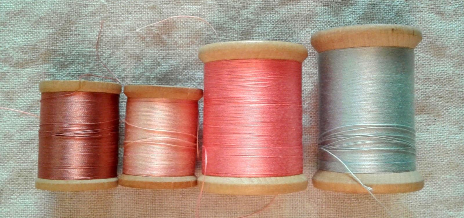 joy for grace: Embossed Wooden Thread Spools
