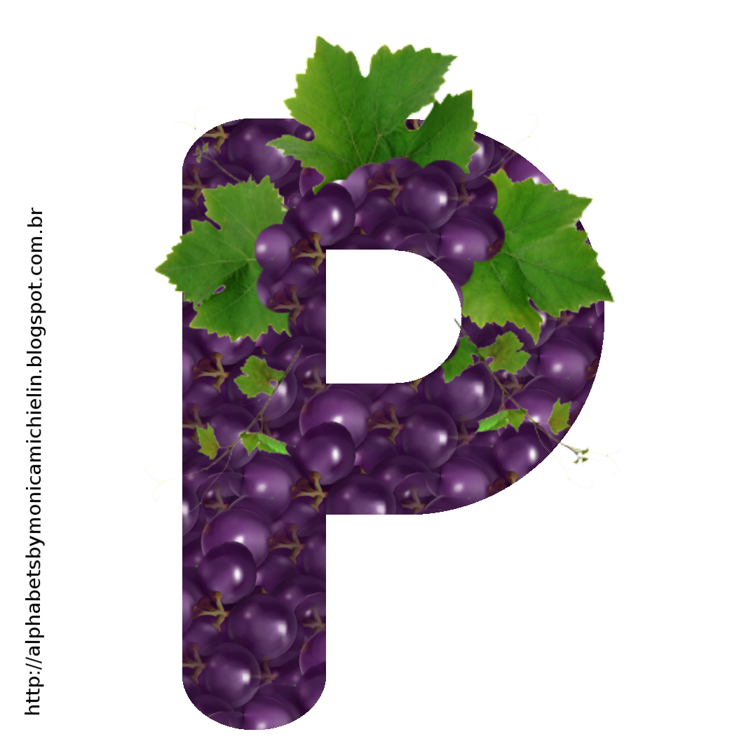 M. Michielin Alphabets: GRAPE FRUIT ALPHABET, UVA ALFABETO E BENEFICIOS ...