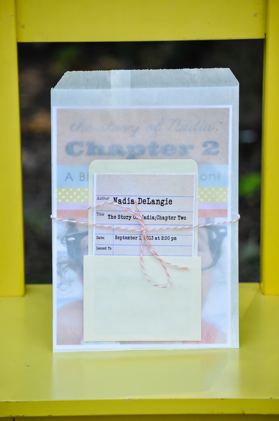 Party Week + Nadia's Custom Book Themed Invitation. - Pretty Real