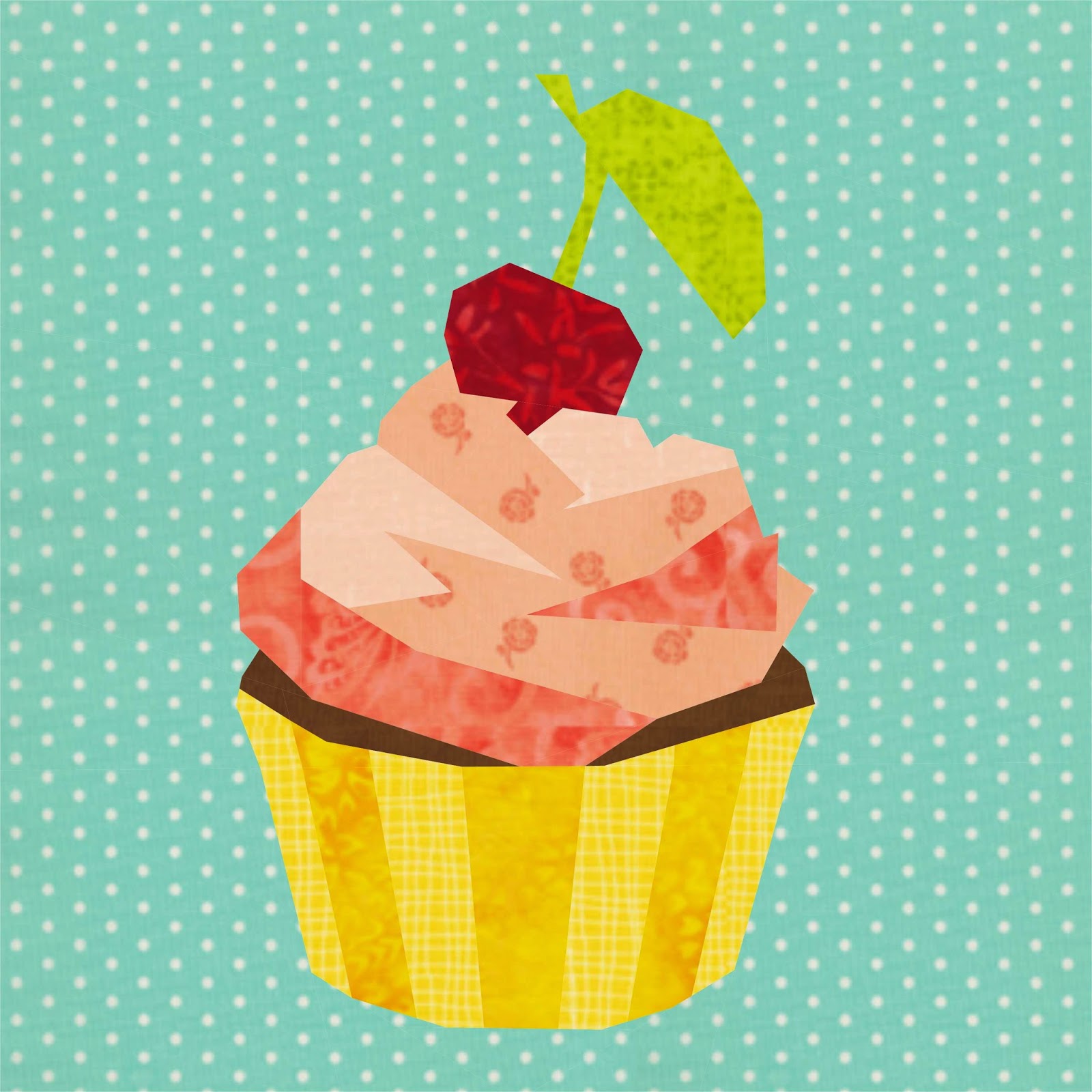 Shape Moth: Cupcake PP - block #1 in Sew Sweet QAL