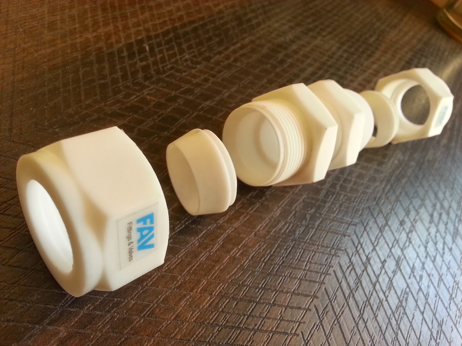 PTFE Fittings: Ptfe Compression Tube Fittings.