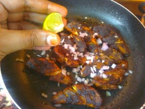 Vaniensamayalarai: Goldbond Goat Fish (Navara Meen) Stir Fry