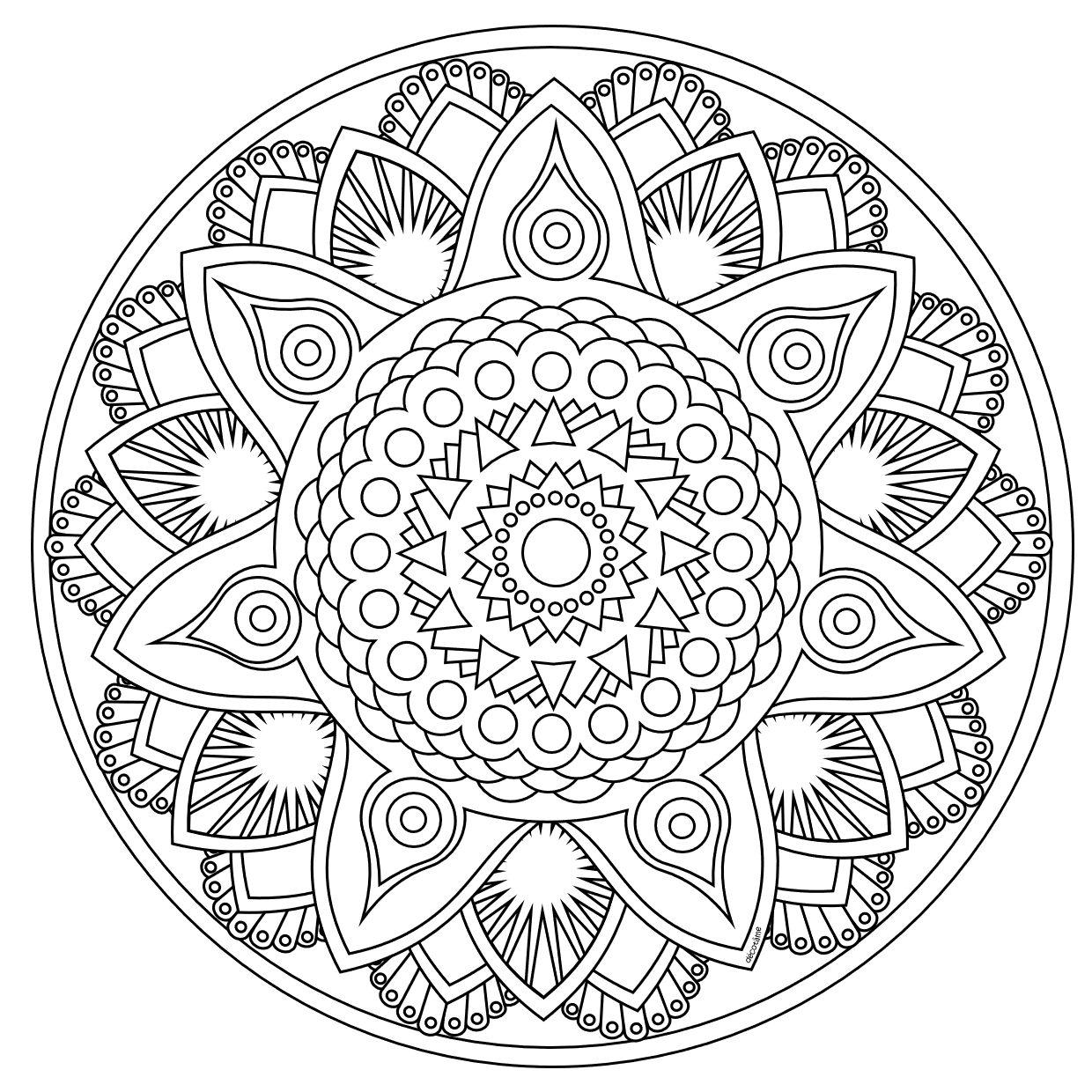DECOTÂME...TÂME: Mandalos à la manière d'un mandala....