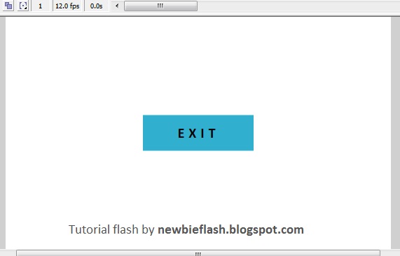 Tutorial Flash Action Script 2 Untuk Perintah Exit