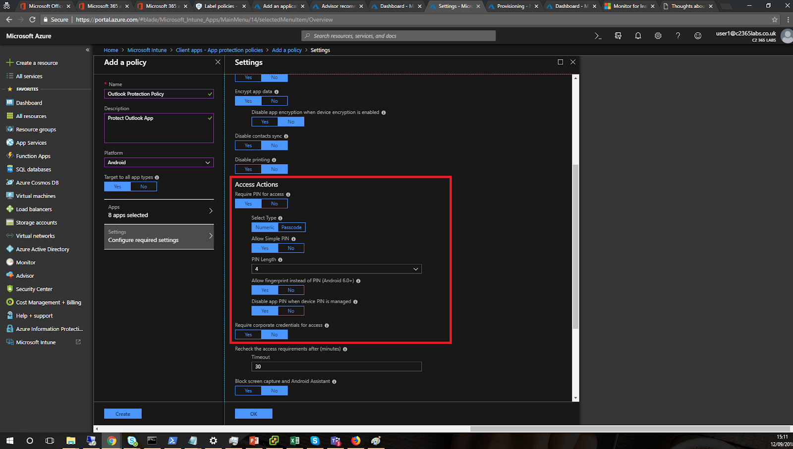 Wave16.com: Creating App Protection policies in Microsoft Intune
