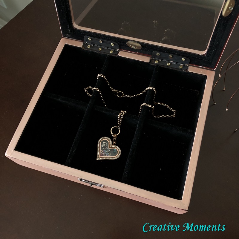 Rose Gold Metallic Keepsake Box