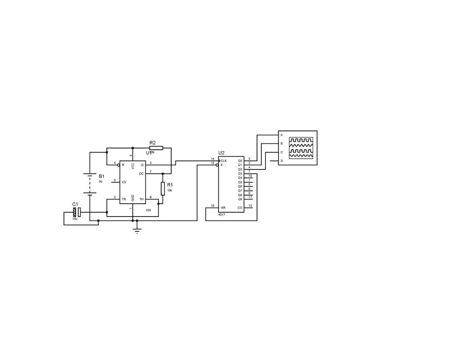 Lakshmi Ajay 3 Phase Square Wave Generator Using 555 And 4017