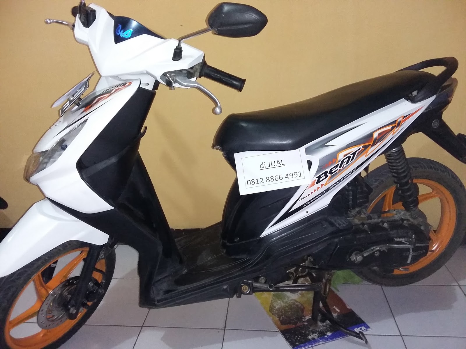 HONDA BEAT CW 2012, B-depok.Putih mulus...Gress. - JAKARTA Mokas