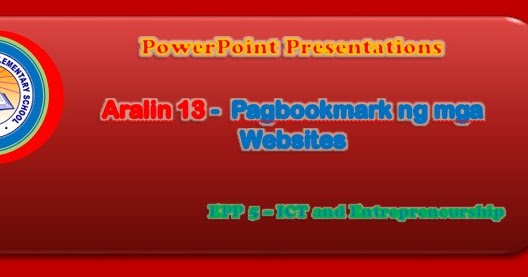 ICT COMPUTER CLASS IN THE 21ST CENTURY: ICT 5 - Aralin 13 Pagbookmark ...