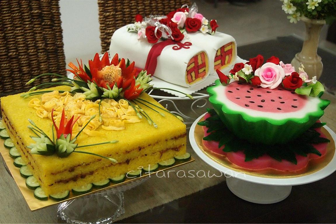 Tempahan Aneka Kek, Pulut Kuning dan Puding Hantaran ~ Must Read!