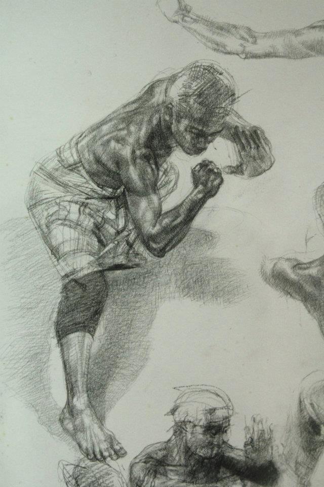 BEKAS WARNA ART GALLERY: PERTARUNGAN : AMRON OMAR