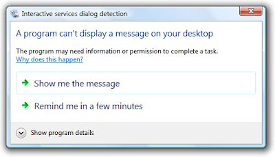 Trick Builder: How to disable the Interactive services dialog
