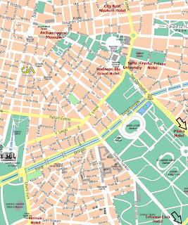 Map of Sofia, Bulgaria