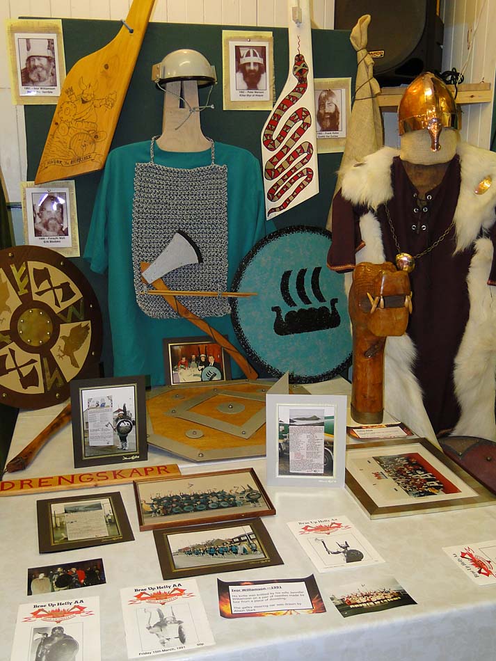 kozetland1: Delting Up Helly Aa Exhibition at Muckle Roe Hall