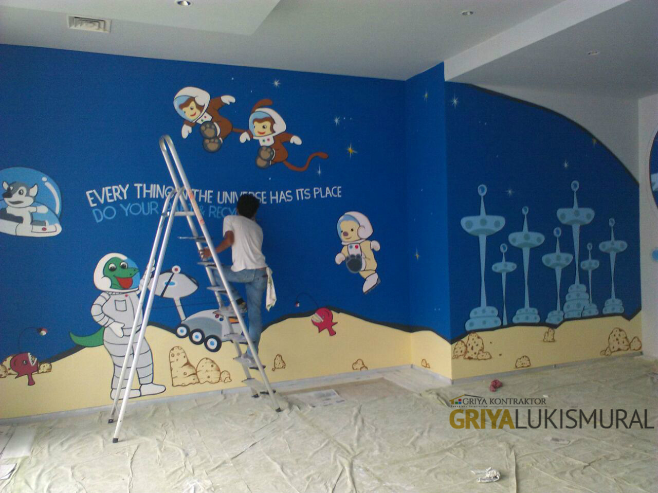 Lukis Dinding Anak TK PAUD - Jasa Lukis Mural Terbaik