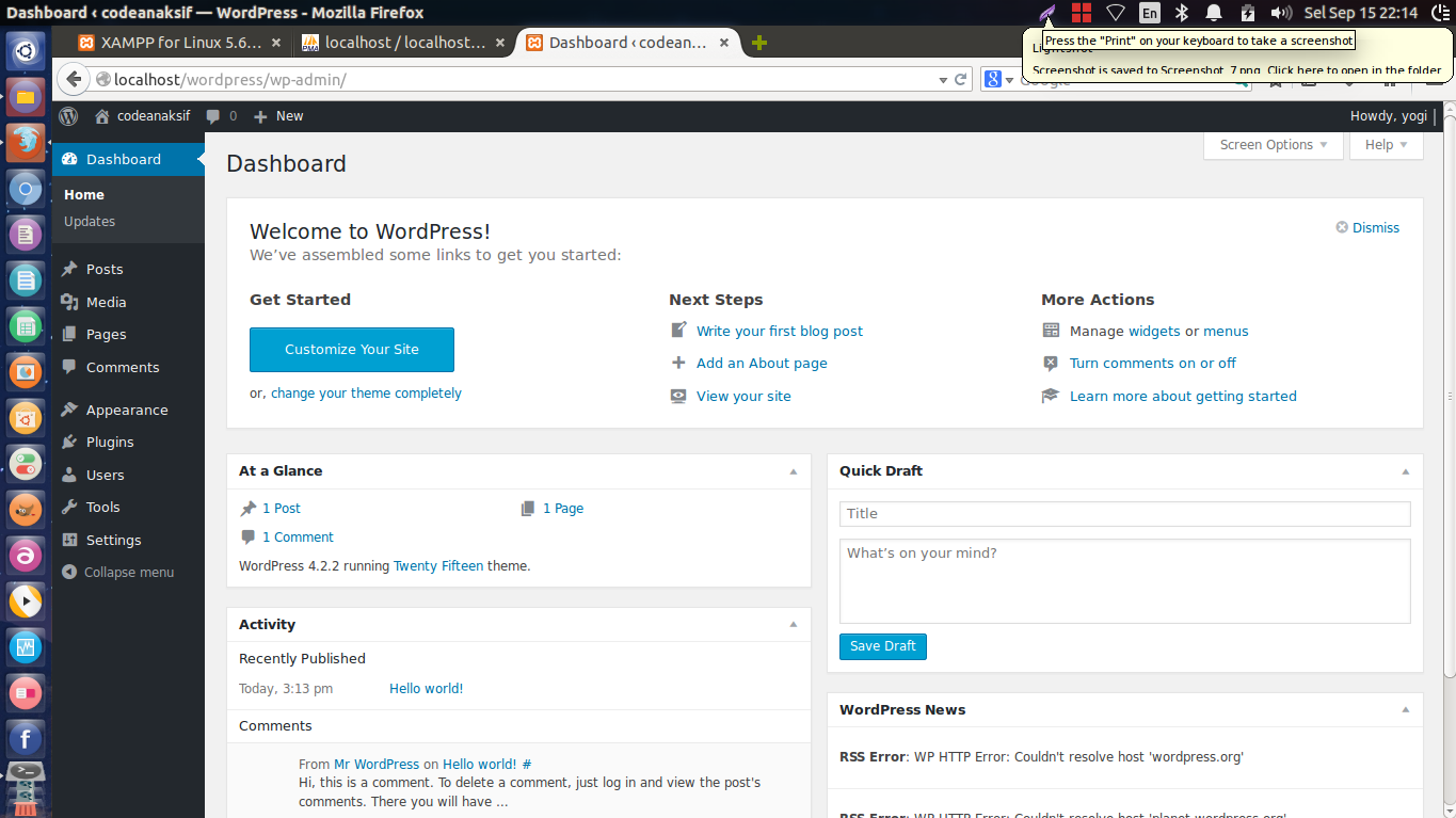 Cara Install Wordpress di localhost Ubuntu “Linux” - BACA CODING