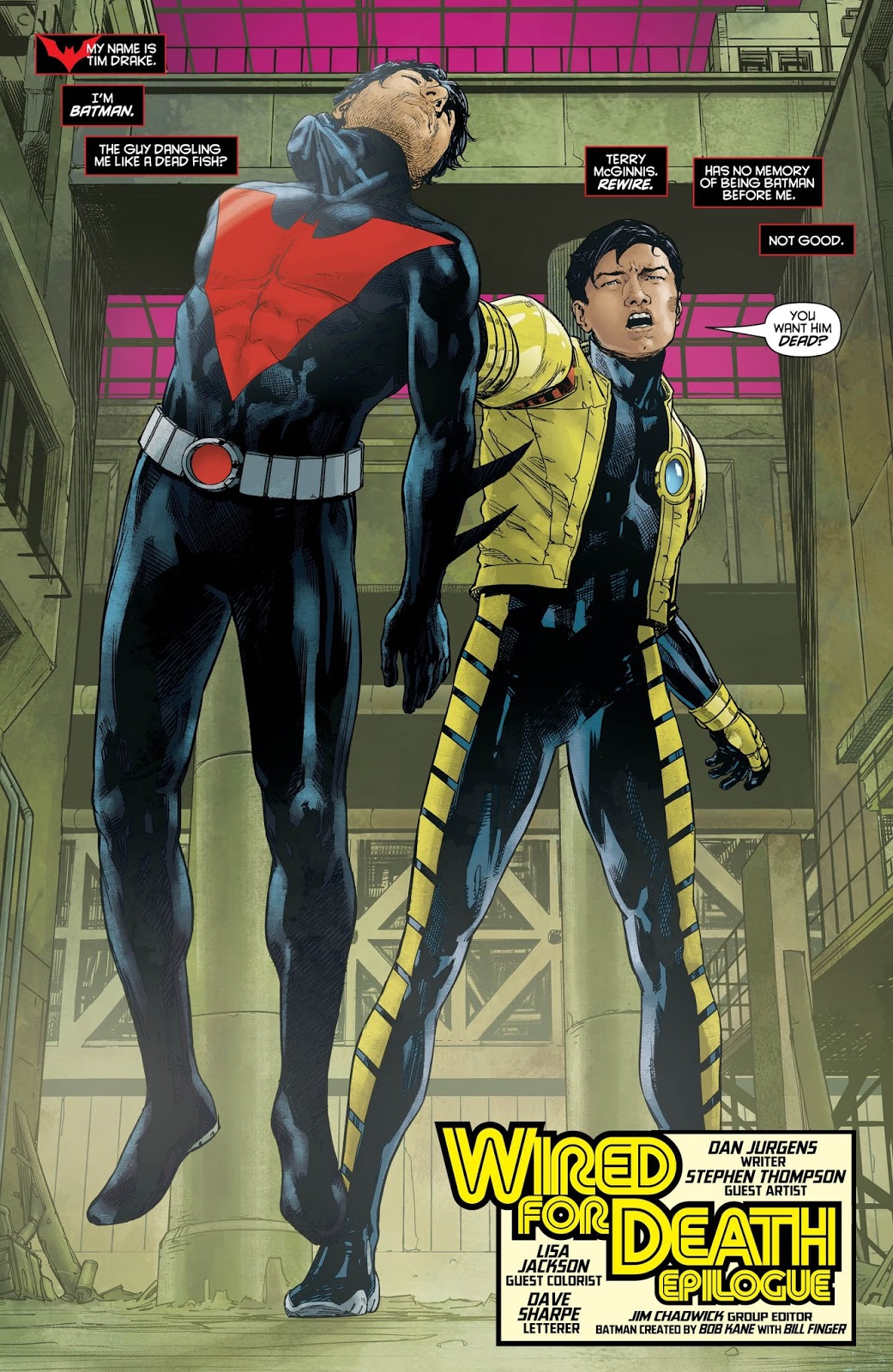 Weird Science DC Comics: PREVIEW: Batman Beyond #16
