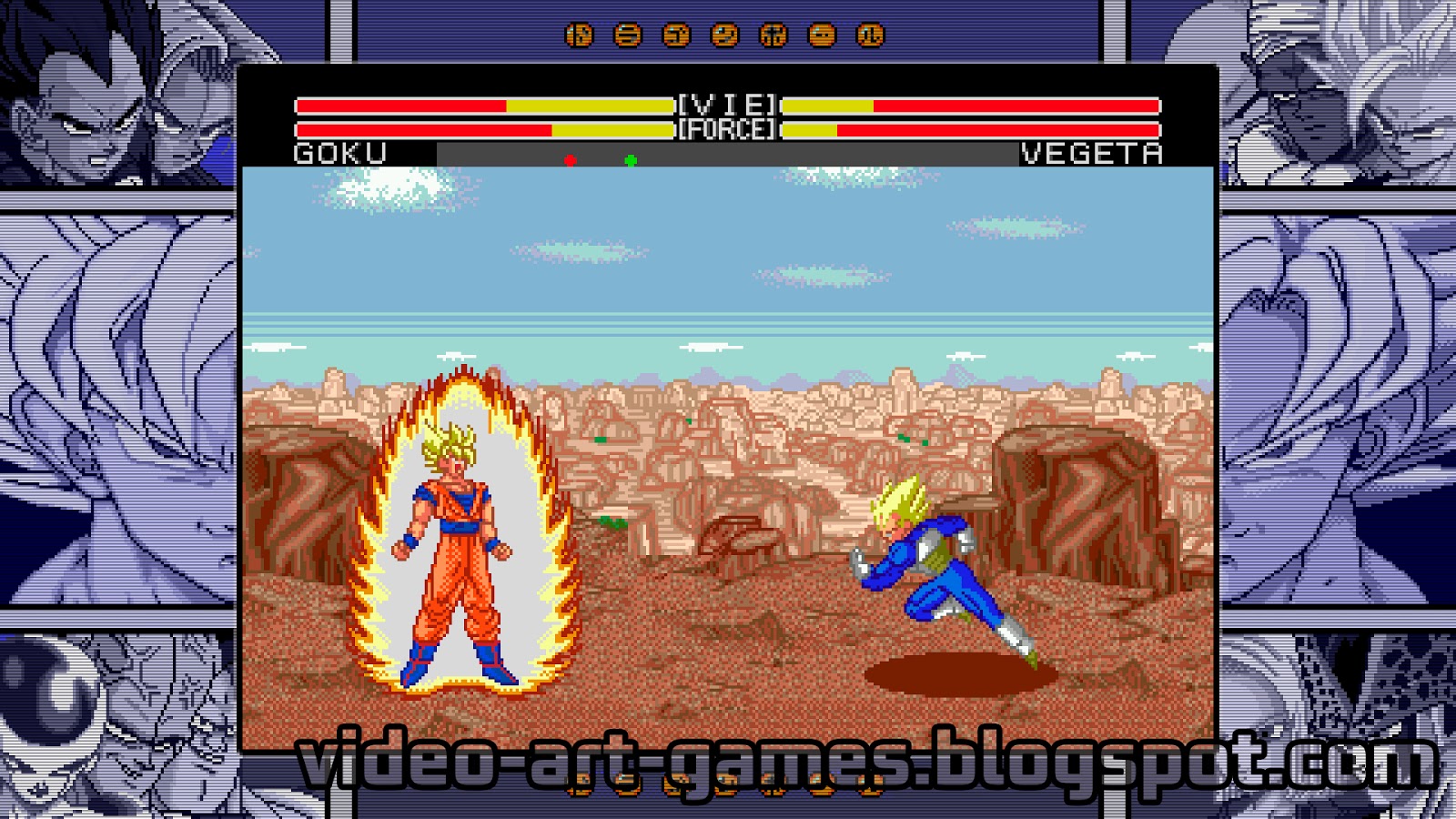 Dragon Ball Z - Overlay para Retroarch