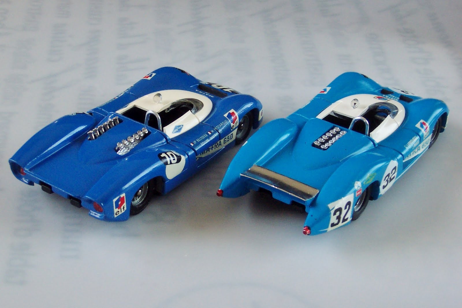 Modifications of 1:43 models: Matra