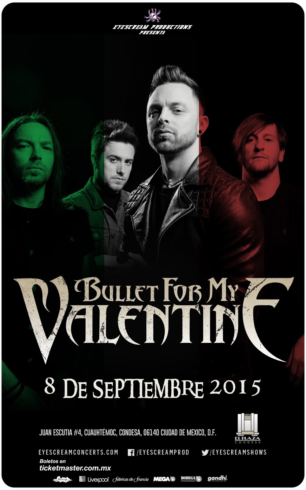PREGUNTAS FRECUENTES: BULLET FOR MY VALENTINE EN MEXICO 2015 ~ Bullet ...