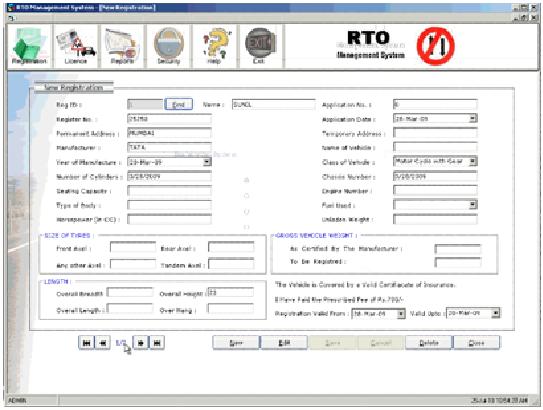 Software Projects: RTO - Regional Transport Office System