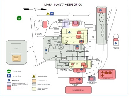 Diseño de Plantas Industriales: Mapa Planta Caracolito - Cemex