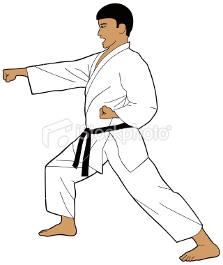 KARATE-DO: Exame de Faixa Branca - Kihon (zenkutsu dachi/gedan barai ...