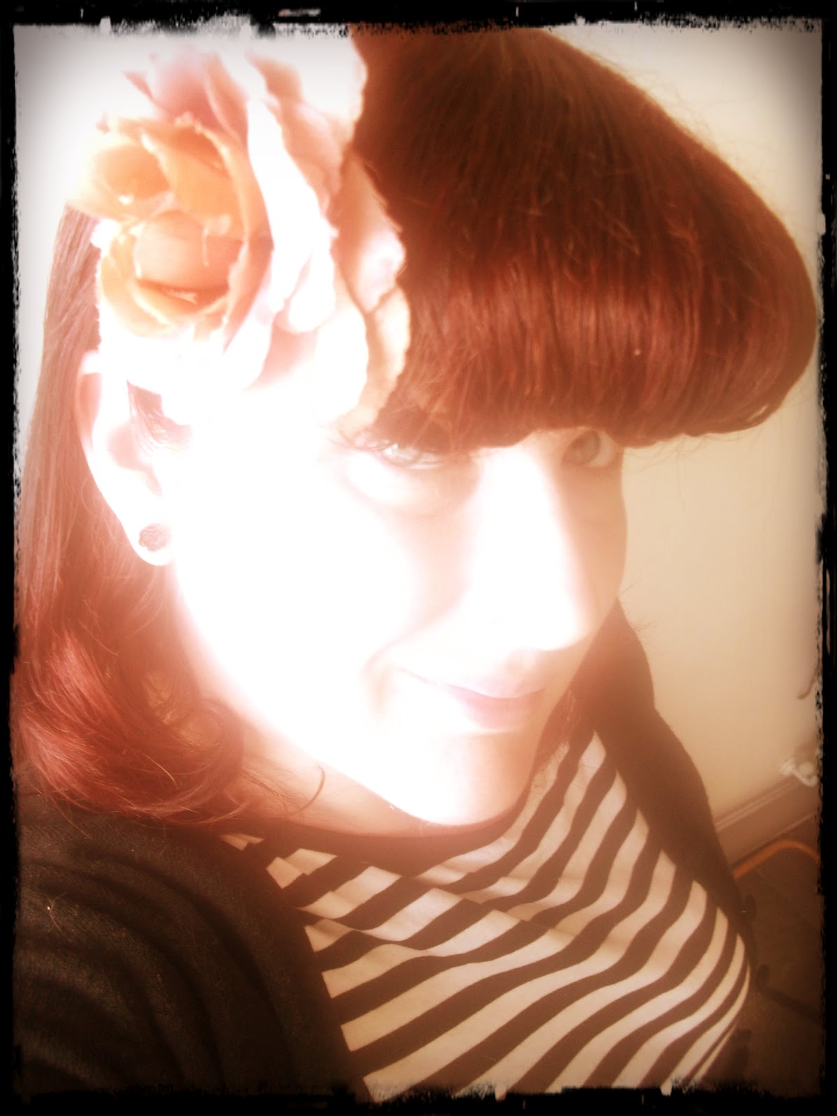 Lil Vintage Me: {Tutorial} How to make a Hair Rat for Faux Bangs ...