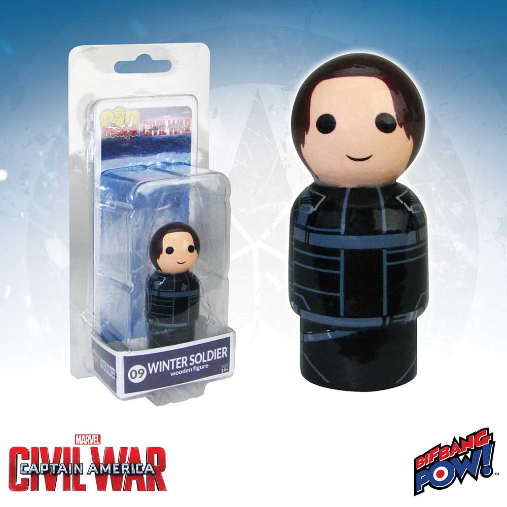 Winter Soldier and Black Panther Pin Mate Figures – Now in Stock!