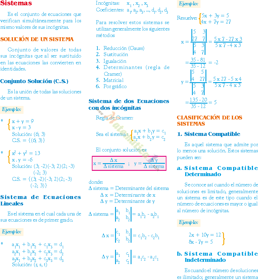 SISTEMAS DE ECUACIONES LINEALES EJERCICIOS RESUELTOS Y PARA RESOLVER PDF