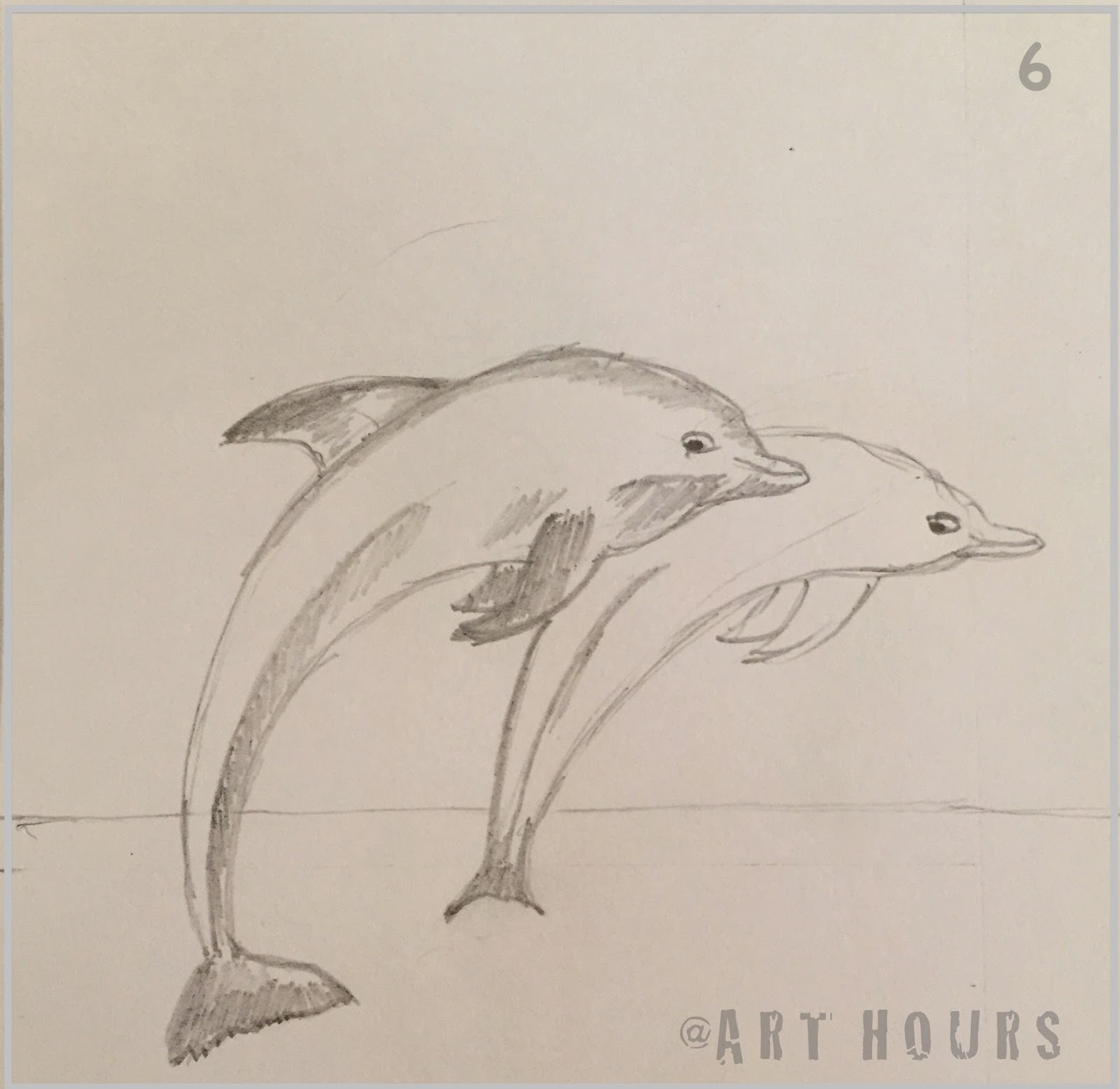 ArchGuide: Sketching the Dolphins: Pencil Shading Guide