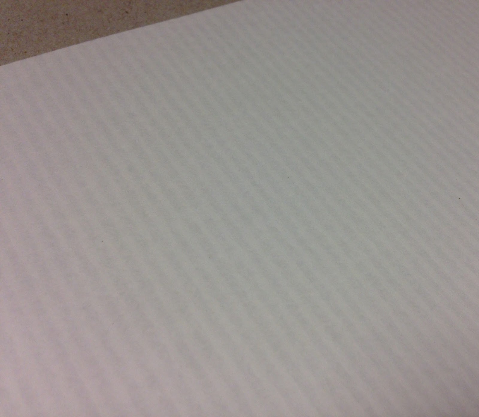 Justin's Amazing World At Fenner Paper: What is ...Laid Paper?