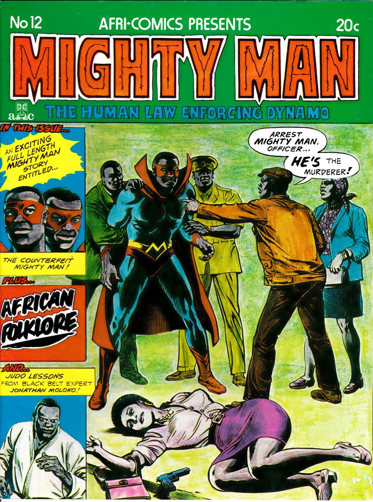 South African Comic Books: Afri-Comics Mighty Man 12