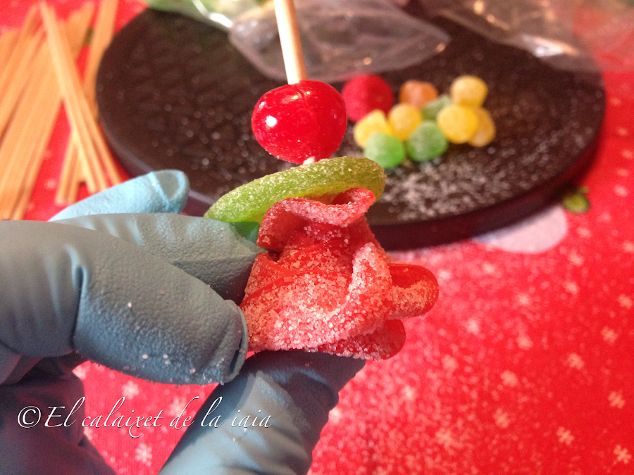 Ramo de rosas de chuches paso a paso | Cocina