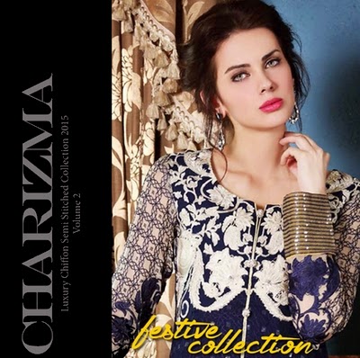 Charizma Semi-Stitched Collection 2015 | Charizma Luxury Chiffon Vol-2 ...