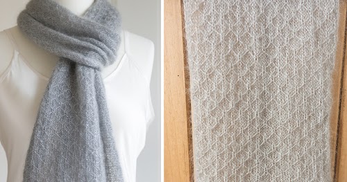 Amazing Knitting: Moonlight Quilted Lattice Scarf - Free Pattern
