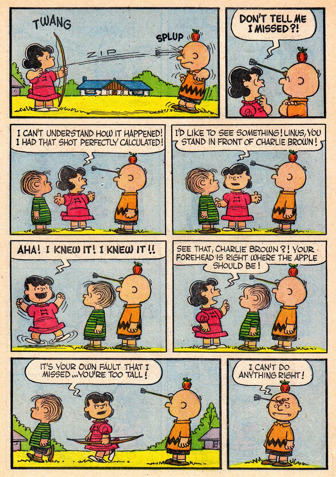 Four-Color Shadows: Peanuts-1958