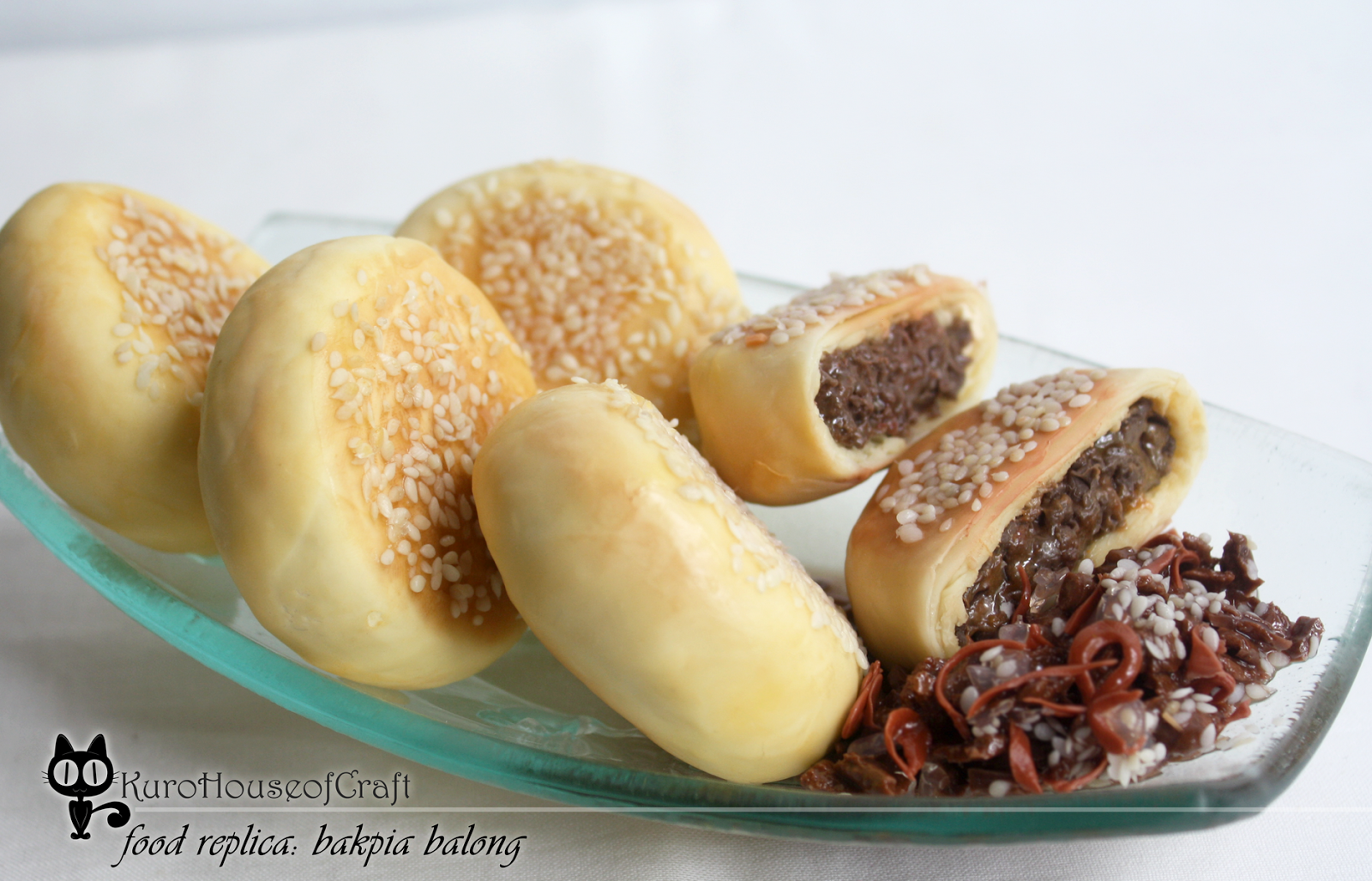 KuroHouse of Craft: Dummy Food Replica Bakpia Balong @ KuroHouseofCraft