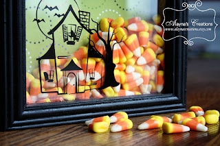 Alayna's Creations: Candy Corn Shadow Box (31 Days: Day 26)