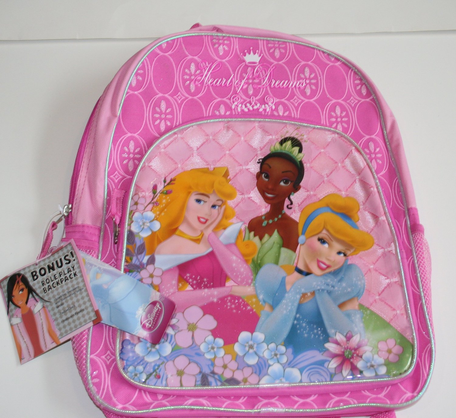 DocStockerStore: Disney Princess Backpack - Pink with Bonus Role Play ...
