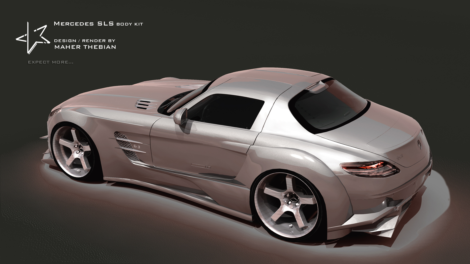 Mercedes-Benz SLS AMG Wide Bodykit by Maher Thebian : ebeasts.com