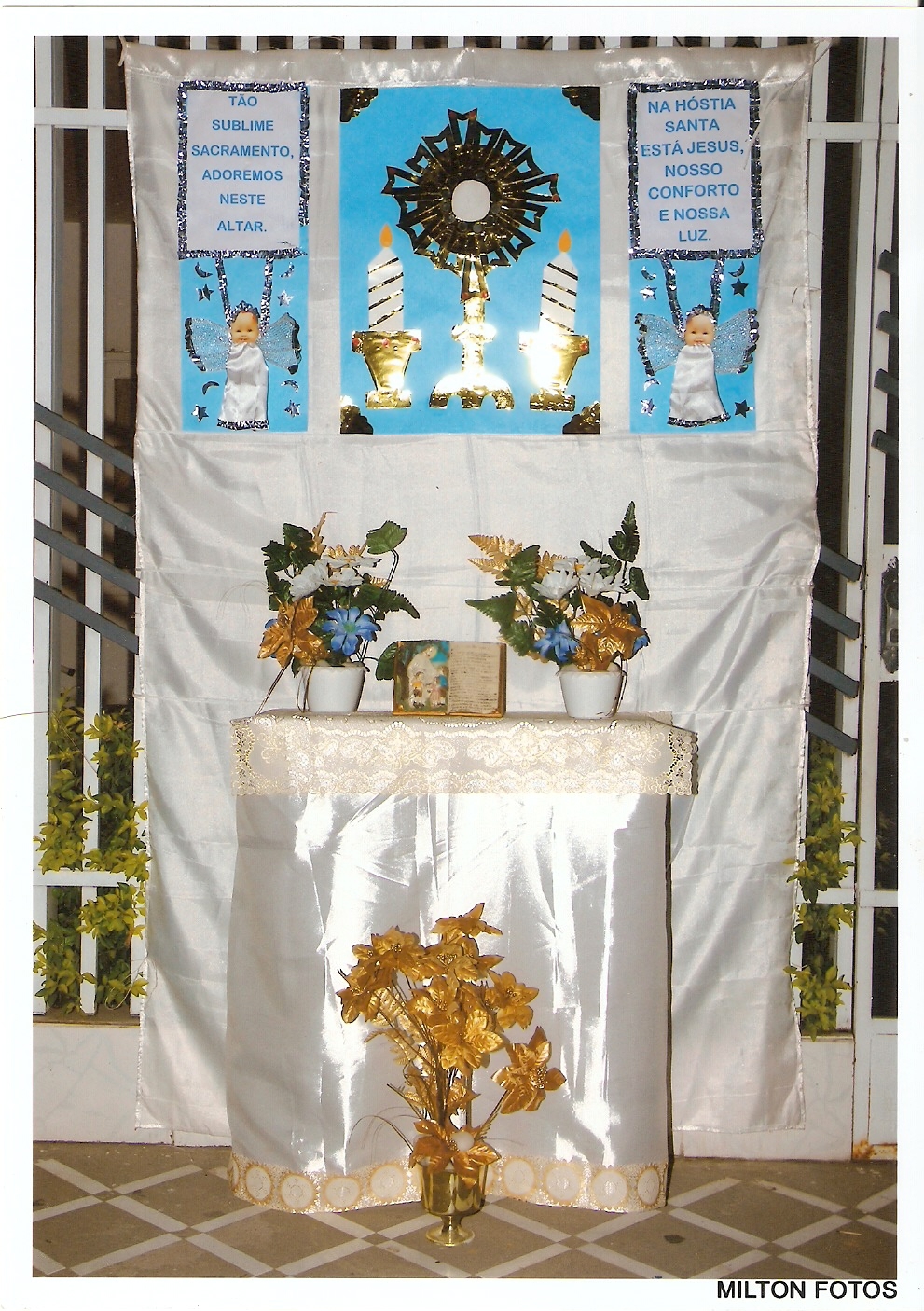 Blog da Cidade de Francisco Santos - PI: Altar feito por Lenite em ...